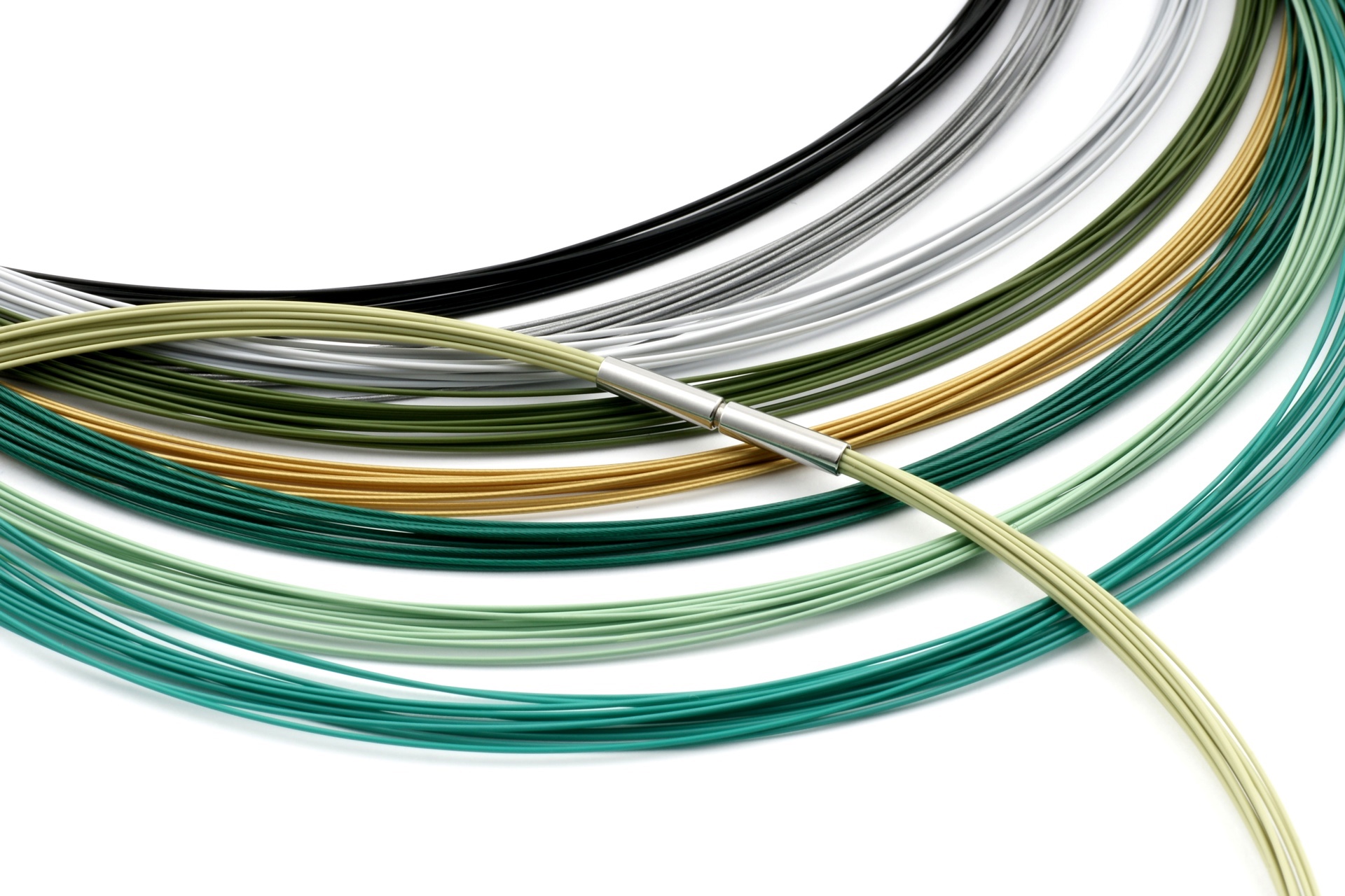 Color Cable - Colored and nylon-coated cable for jewelry