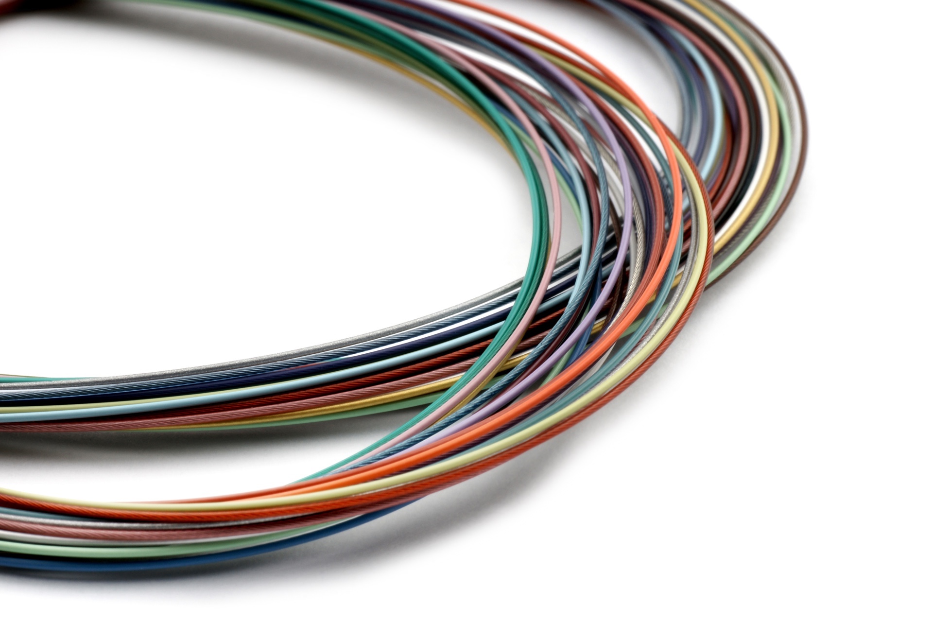 Color Cable - Colored and nylon-coated cable for jewelry